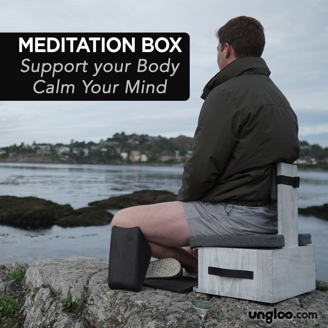 Portable Meditation Chair With Backrest Hip and Knee Support - Etsy