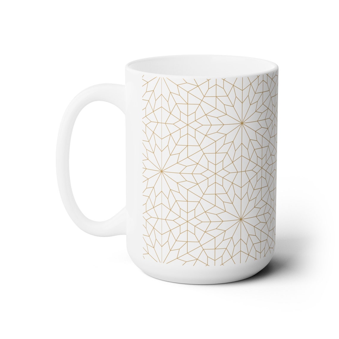 Islamic Mug Seamless Vector Pattern Authentic Arabian Style White 15oz ...