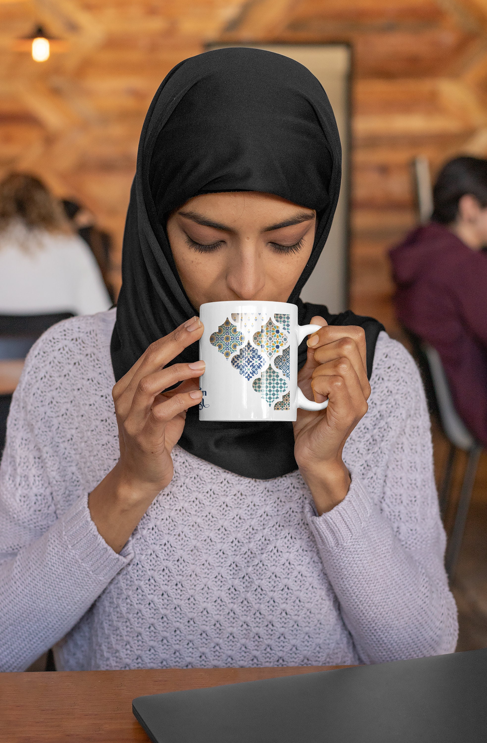 Islamic Muslim Ramadan Mug Colorful Ornamental Arabic Tiles Patterns ...