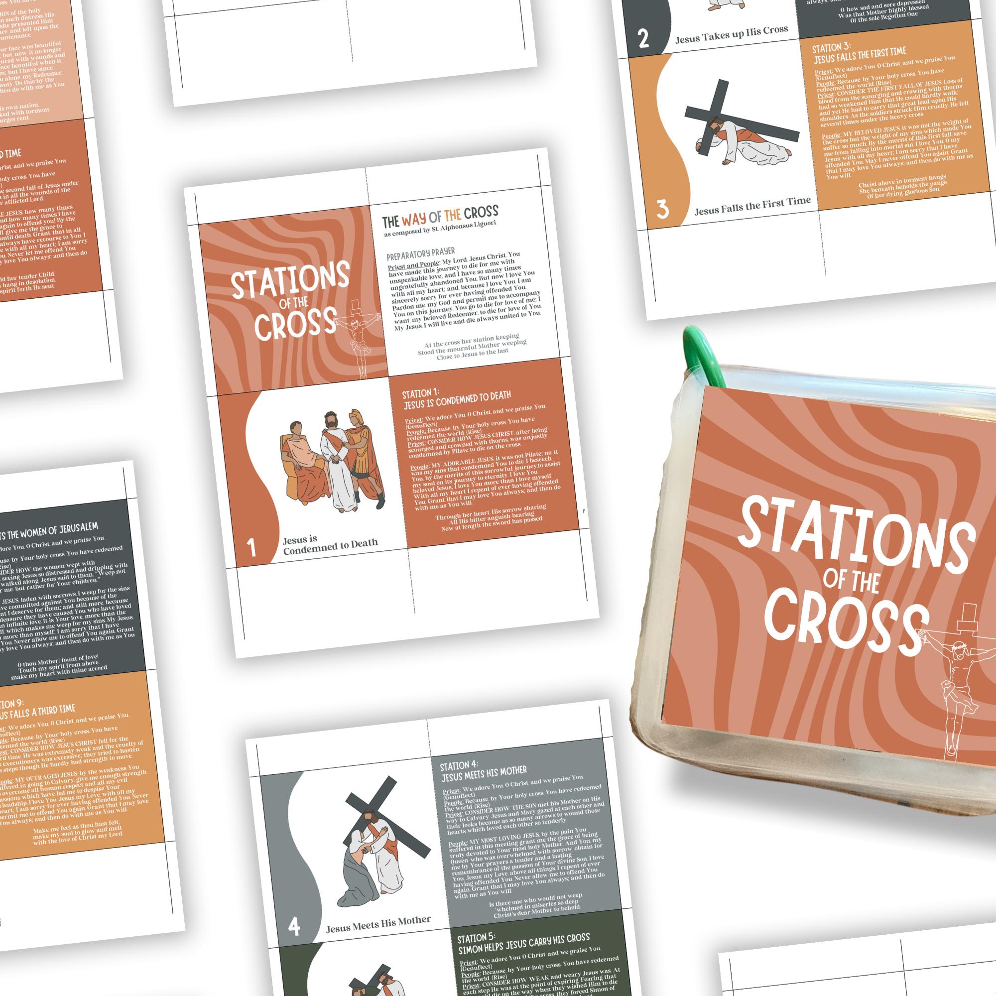 Stations of the Cross Book - PRINTABLE - Digital Download - Catholic ...