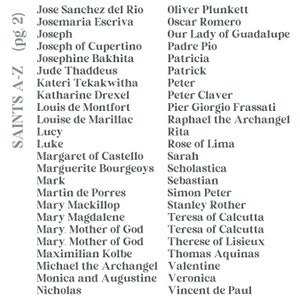 Custom Bundle of Saint Illustrations DIGITAL DOWNLOAD up to - Etsy