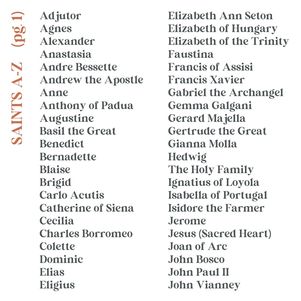 Custom Bundle of Saint Illustrations DIGITAL DOWNLOAD up to - Etsy