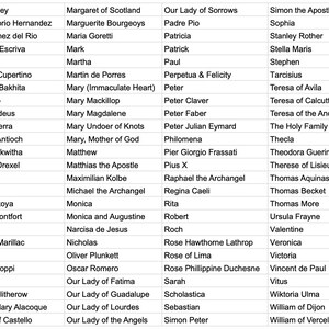 Custom Bundle of Saint Illustrations DIGITAL DOWNLOAD | up to 10 Saints ...