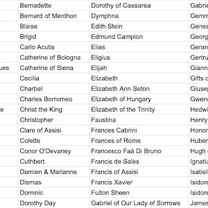 Custom Bundle of Saint Illustrations DIGITAL DOWNLOAD up to 10 Saints 8 ...