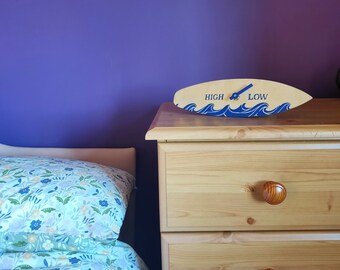 Surfboard Tide Clock - Etsy