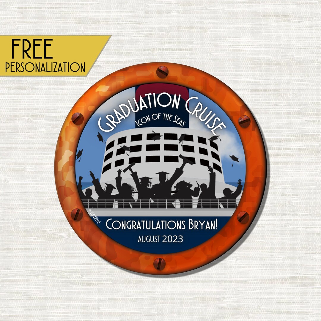 Graduation Cruise - Personalized Cruise Door Magnet | Cruise Ship ...