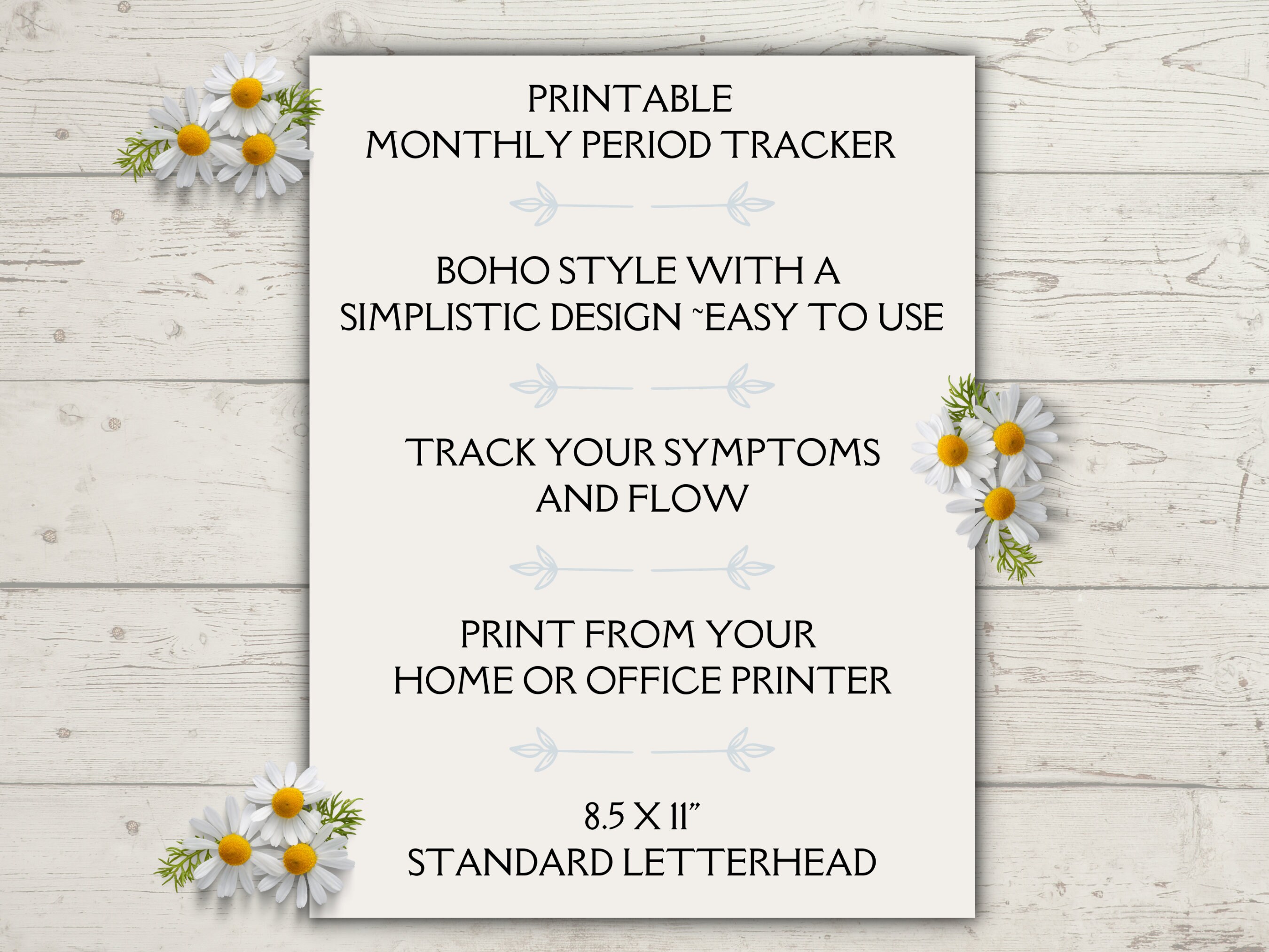First Period Kit for Her, Printable Period Tracker. Period Calendar ...