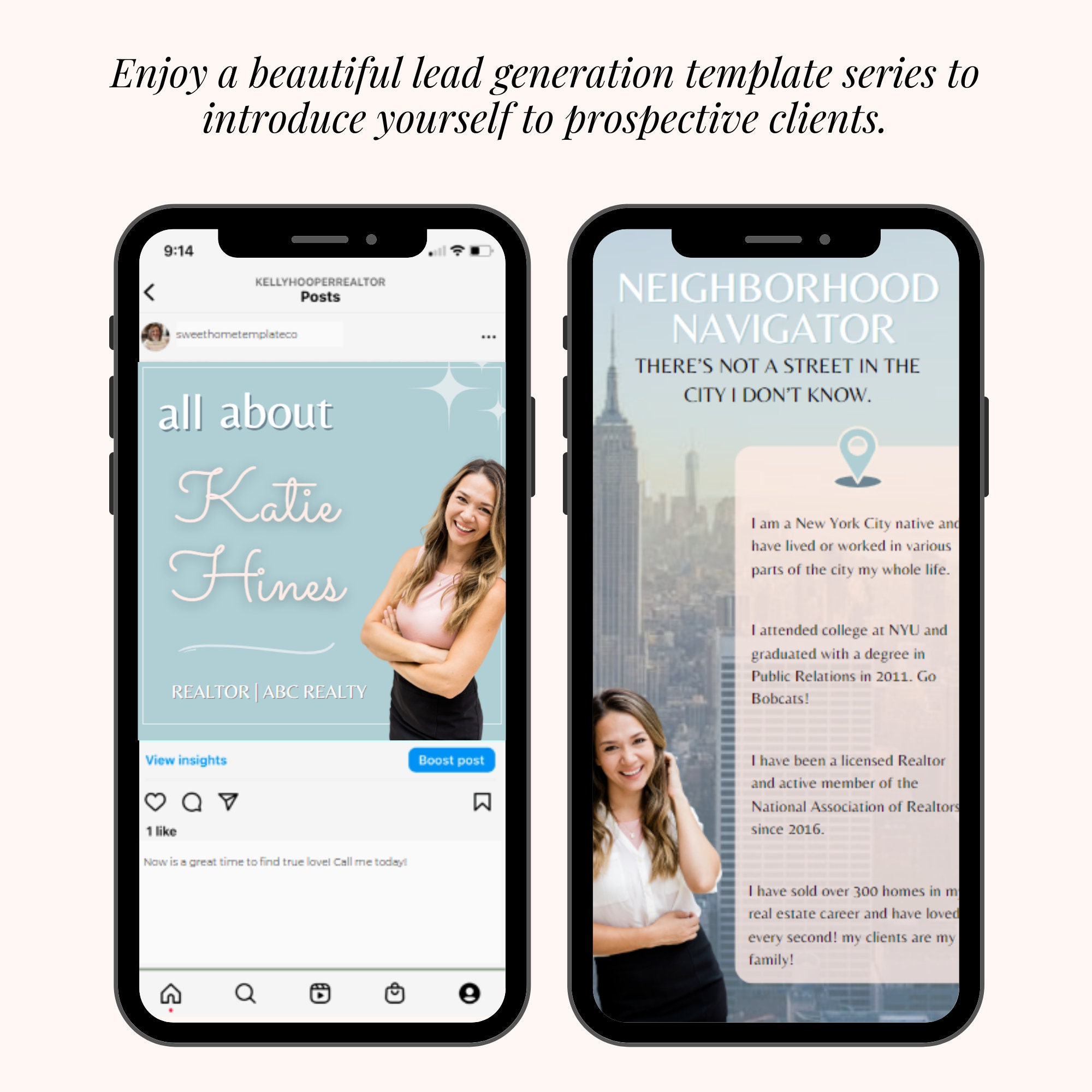 20 Realtor Introduction, About Me, Instagram Post Templates, Stories ...