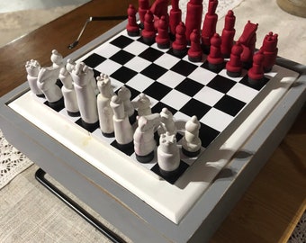 Clay Chess Set - Etsy