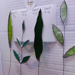 Stained Glass Stems/sprigs Bouquet - Etsy