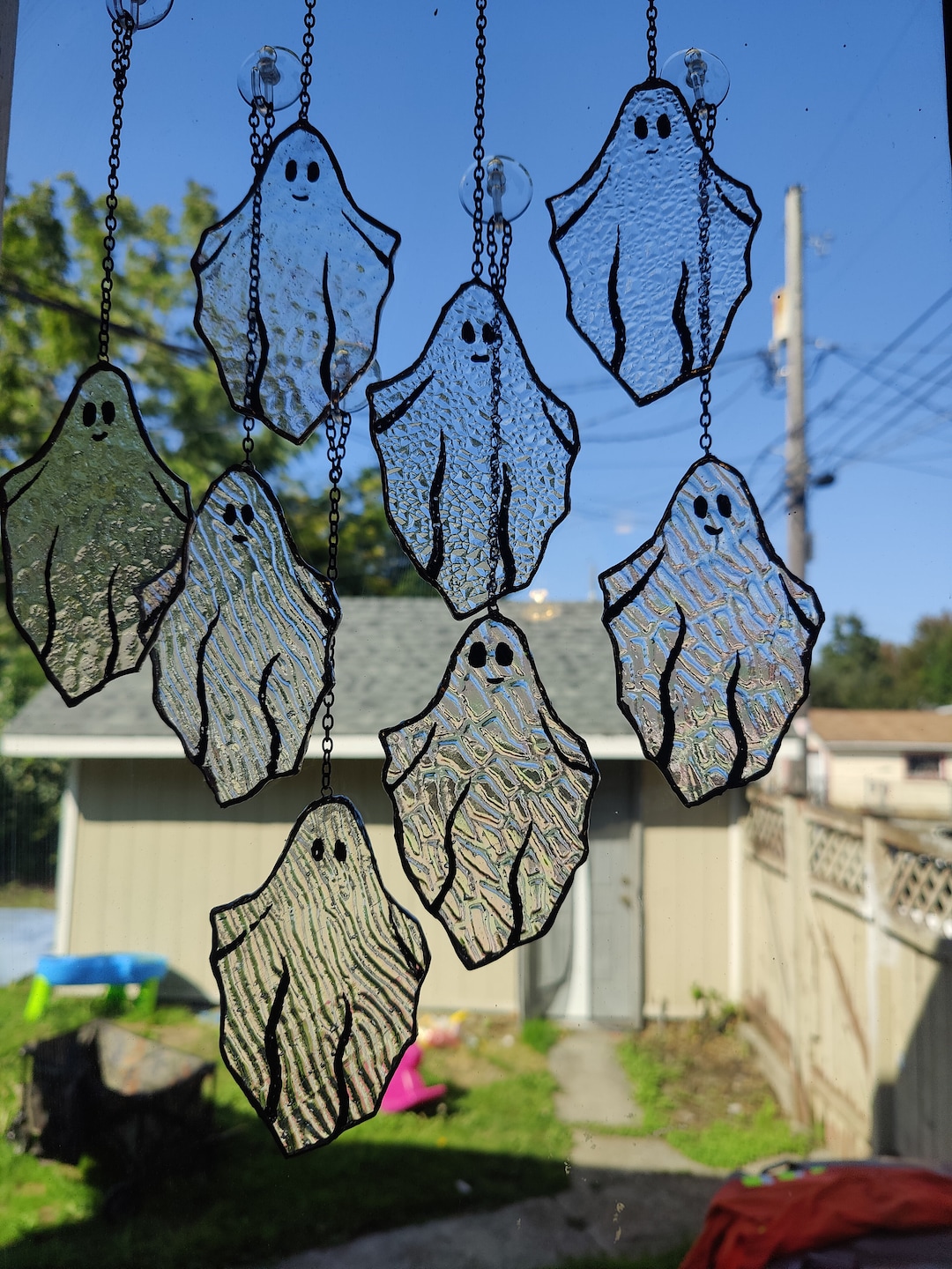 Stained Glass Ghosts - Etsy