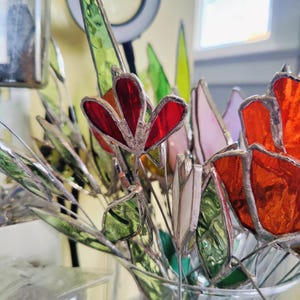 Stained Glass Stems/sprigs Bouquet - Etsy