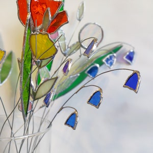 Stained Glass Stems/sprigs Bouquet - Etsy