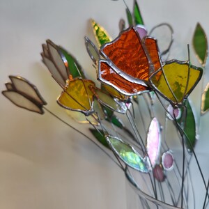 Stained Glass Stems/sprigs Bouquet - Etsy