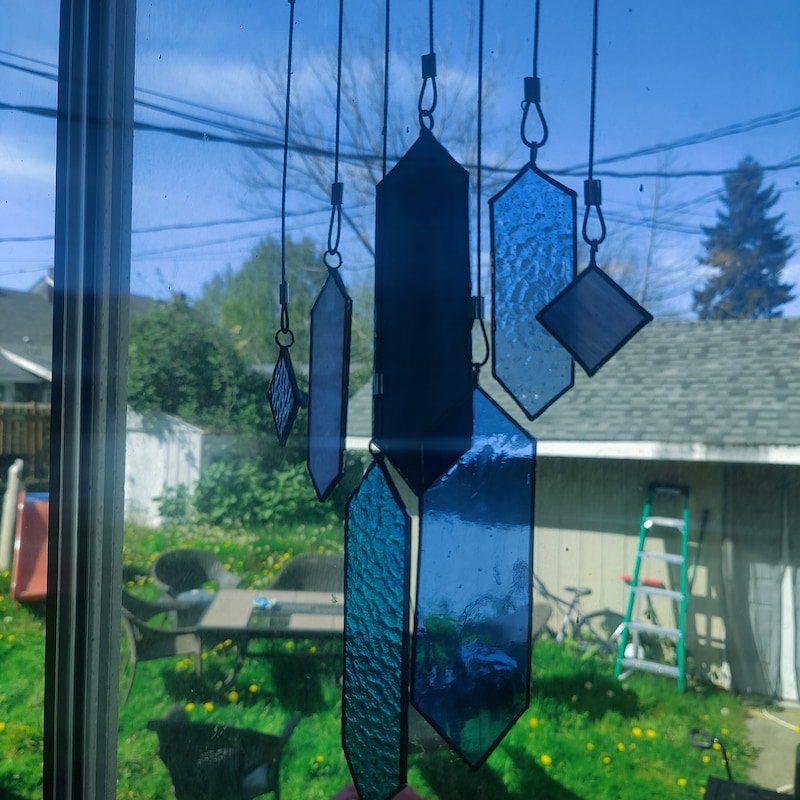 Stained Glass Wind Chimes - Etsy