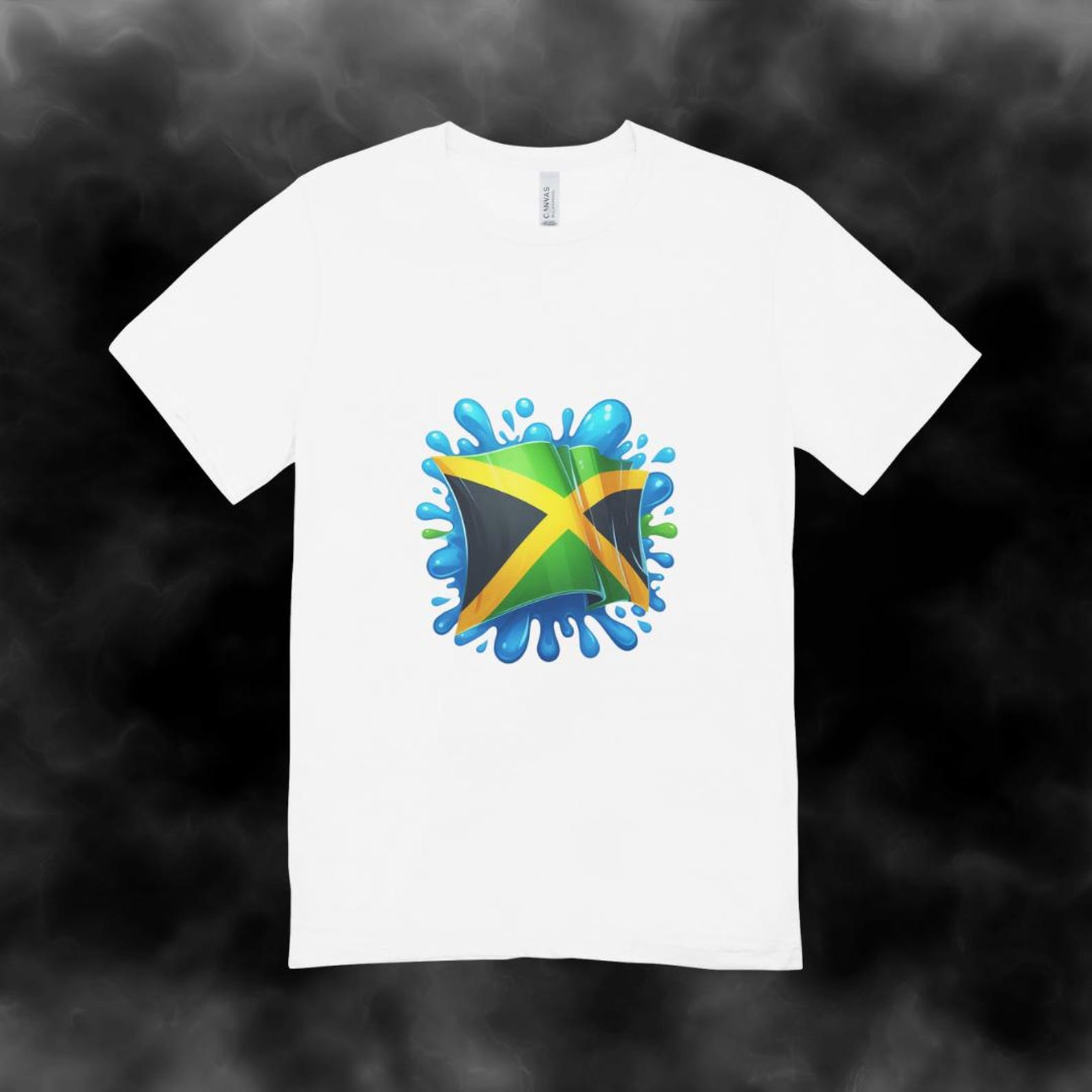 Jamaica Flag Splash | One Love | PNG JPG | Rasta | Jamaican | Caribbean ...