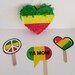 Printable Photo Props | Jamaican Party | Reggae Party | Printable Prop ...