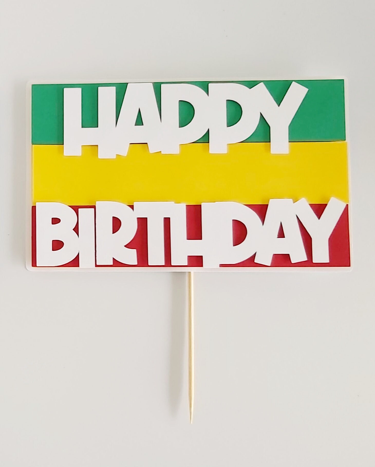 Rasta Cake Decoration Jamaican Cake Topper Jamaica Party Reggae ...
