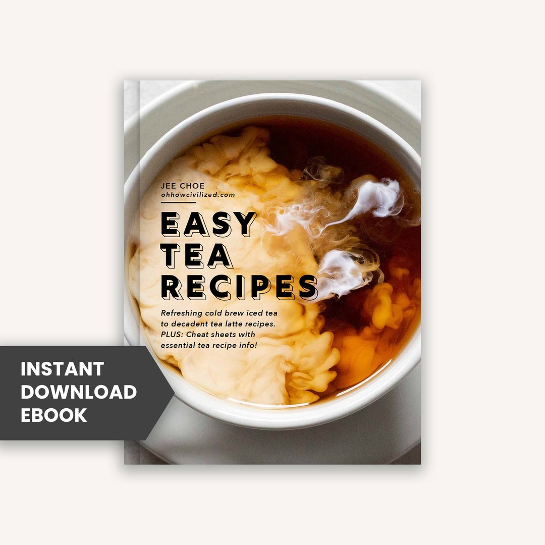Easy Tea Recipes Ebook Instant Download Digital File PDF - Etsy