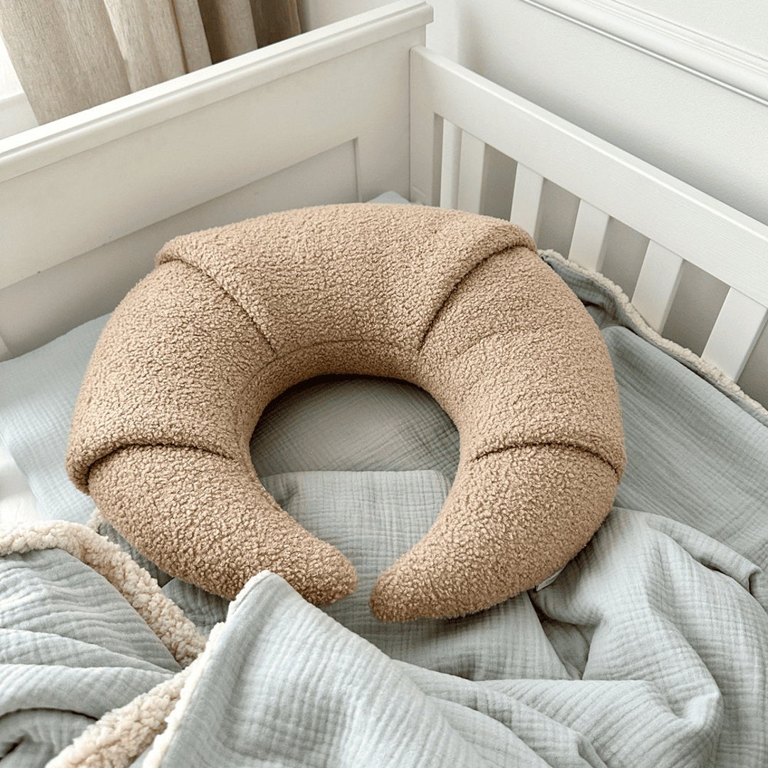 Croissant Harry Pillow Teddy Bucle Croissant Pillow Croissant ...
