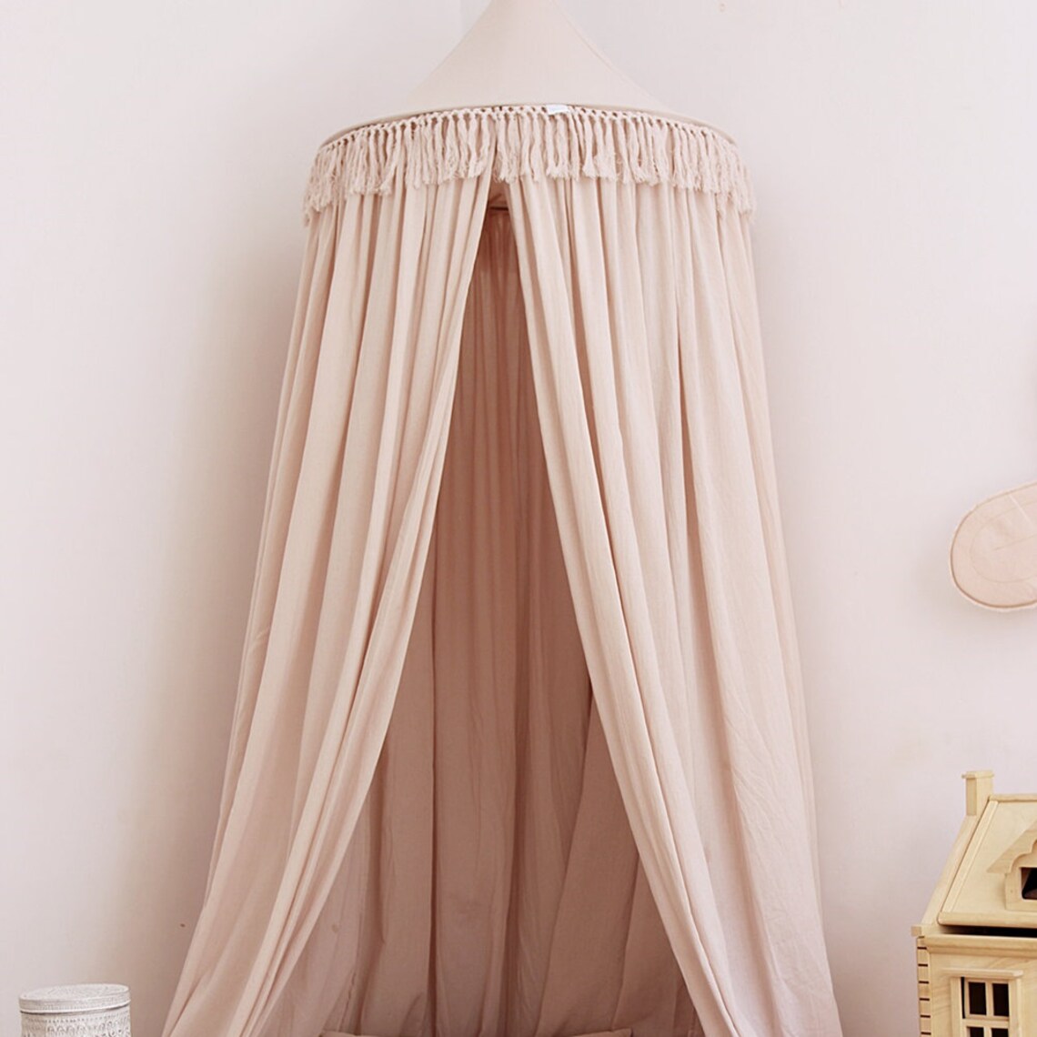 Boho Canopy Fi 70 Fringe Maxi Powder Pink - Etsy