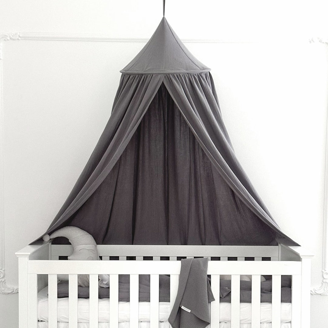 Muslin Organic Cotton Canopy Colors Gots Certified Queen Bed Canopy King Bed Canopy - Etsy