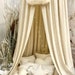 NEW Canopy Maxi Boho Twist Natural Cotton Linen Hanging Canopy Reading ...