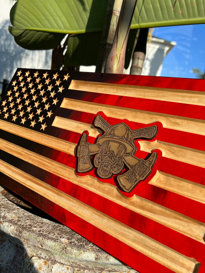Firefighter Sign Flag - Etsy
