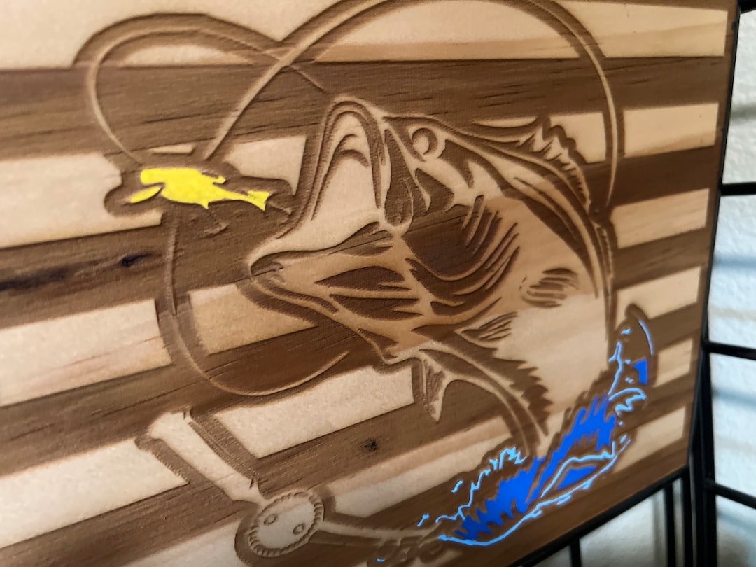 Bass Fish Sign American Sporting Fisherman Flag - Etsy