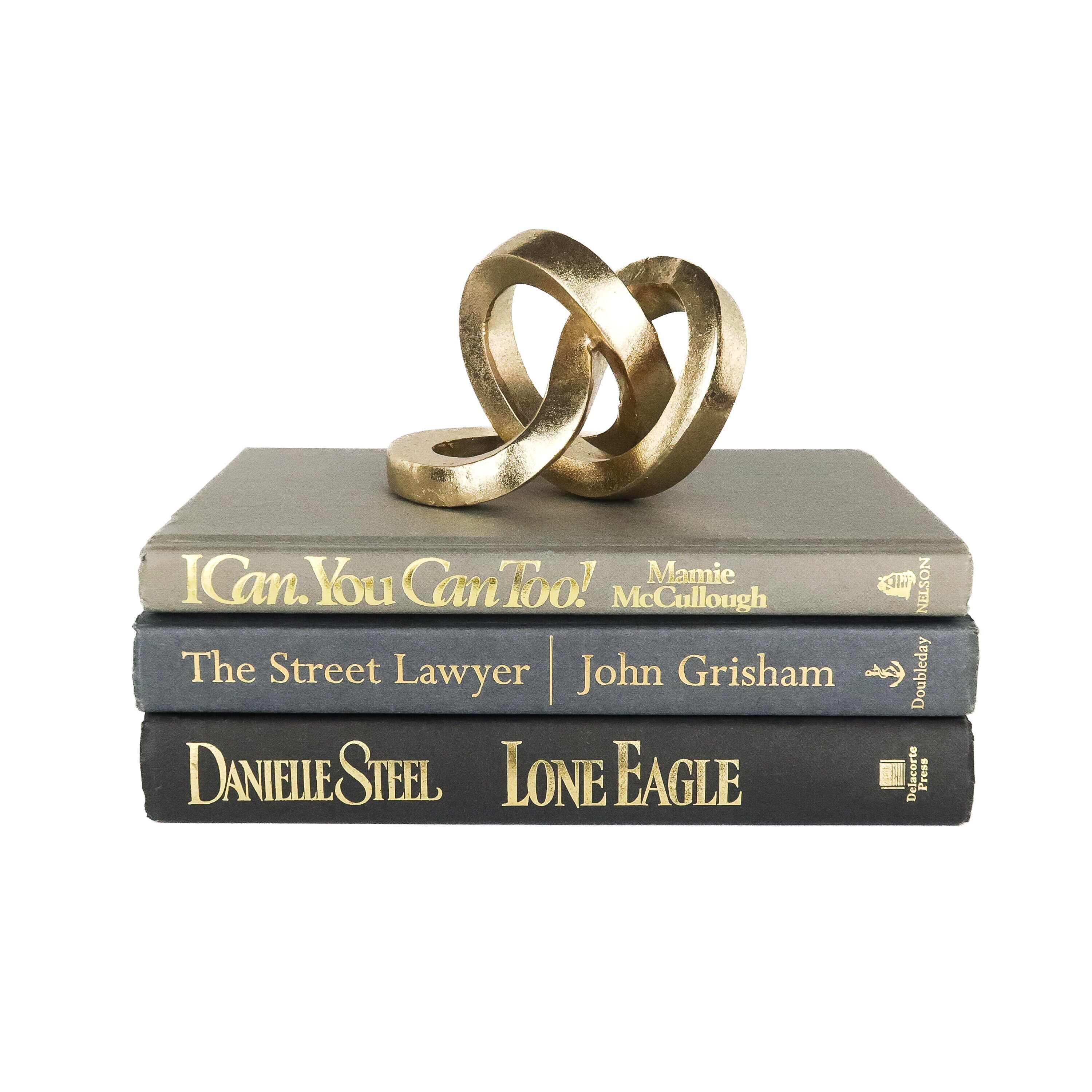 Book Stack of Black Gray Decorative Books Modern Home Decor Books ...