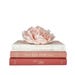 Rose Gold Pink Mauve Cream Decorative Book Stack - Spring Home Decor ...