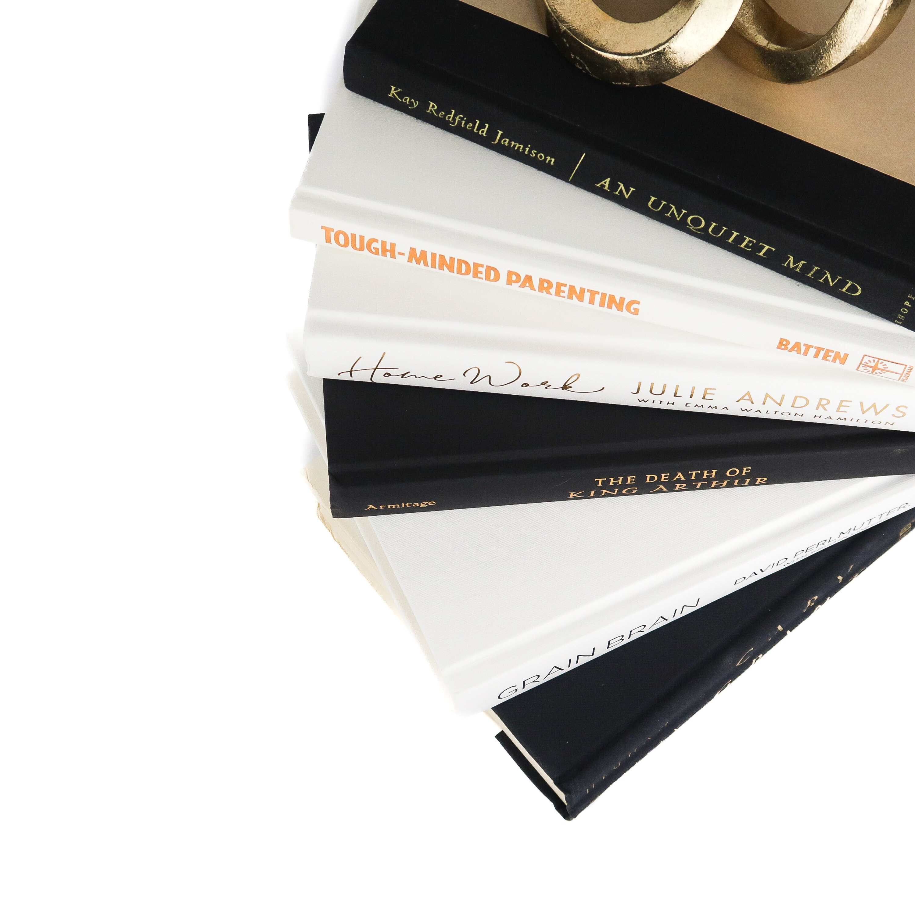 Book Set of Black White Decorative Books Modern Home Decor Books ...