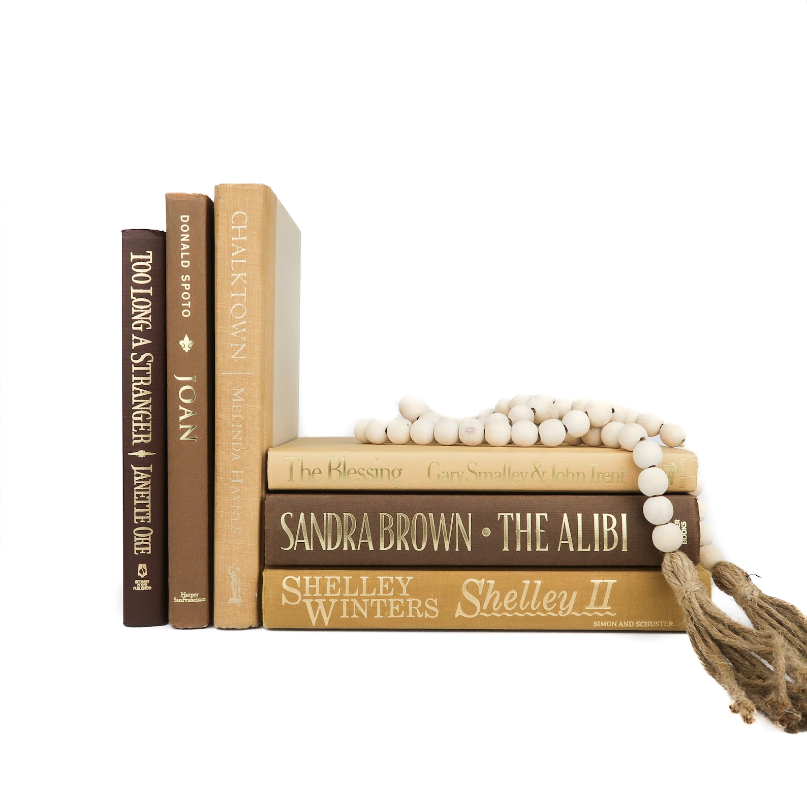 Dark Neutrals Decorative Book Stacks - Home Decor Books - Book Bundles ...