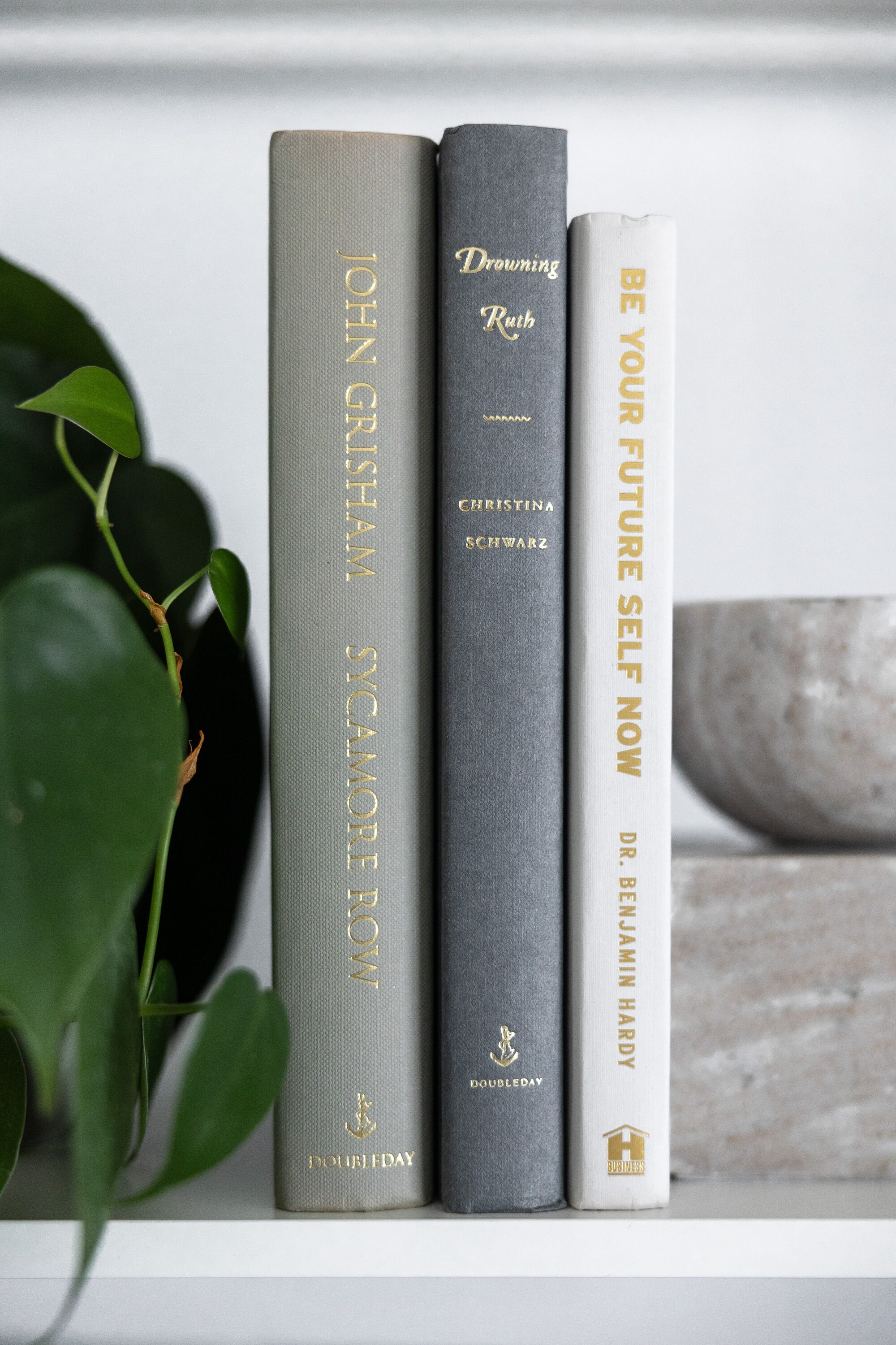 Light Gray Decorative Book Stack Home Decor Books Book Bundles Office ...