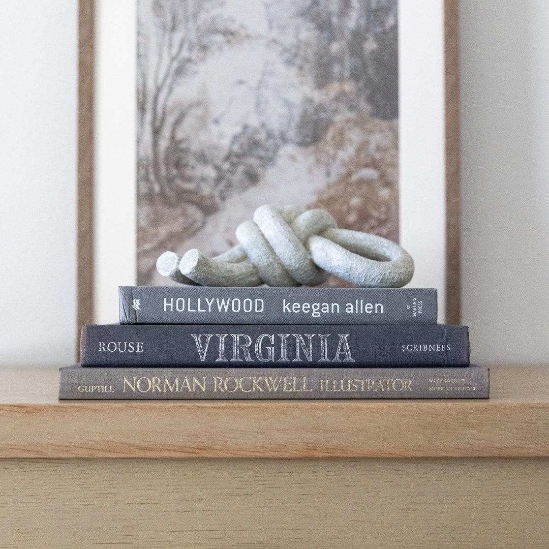 Large Coffee Table Book Set Gray Hardcover Decorative Books Tom Ford ...