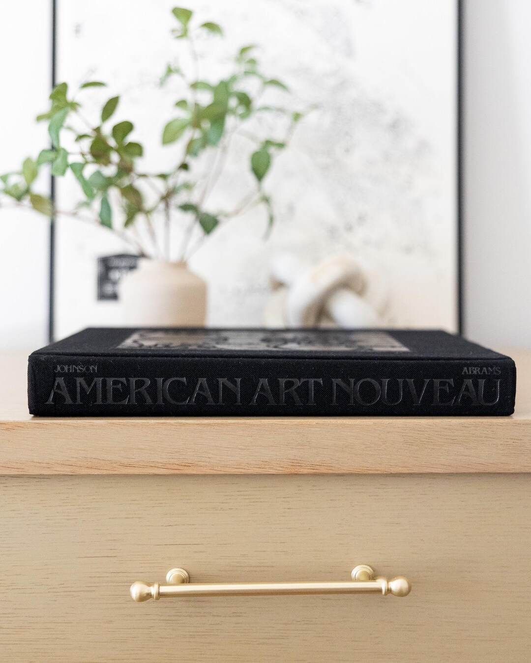 Black Linen Large Luxe Coffee Table Book Hardcover Decorative Books ...