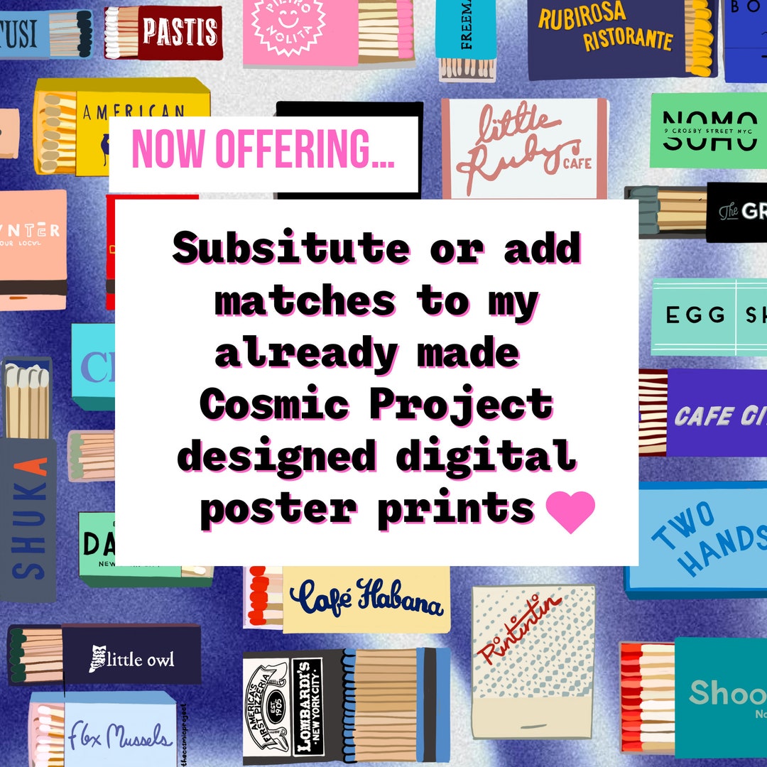 Substitute, Add, Replace My Already Made Digital Posters by the Cosmic ...