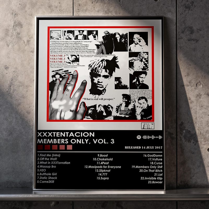 Xxxtentacion Art - Etsy