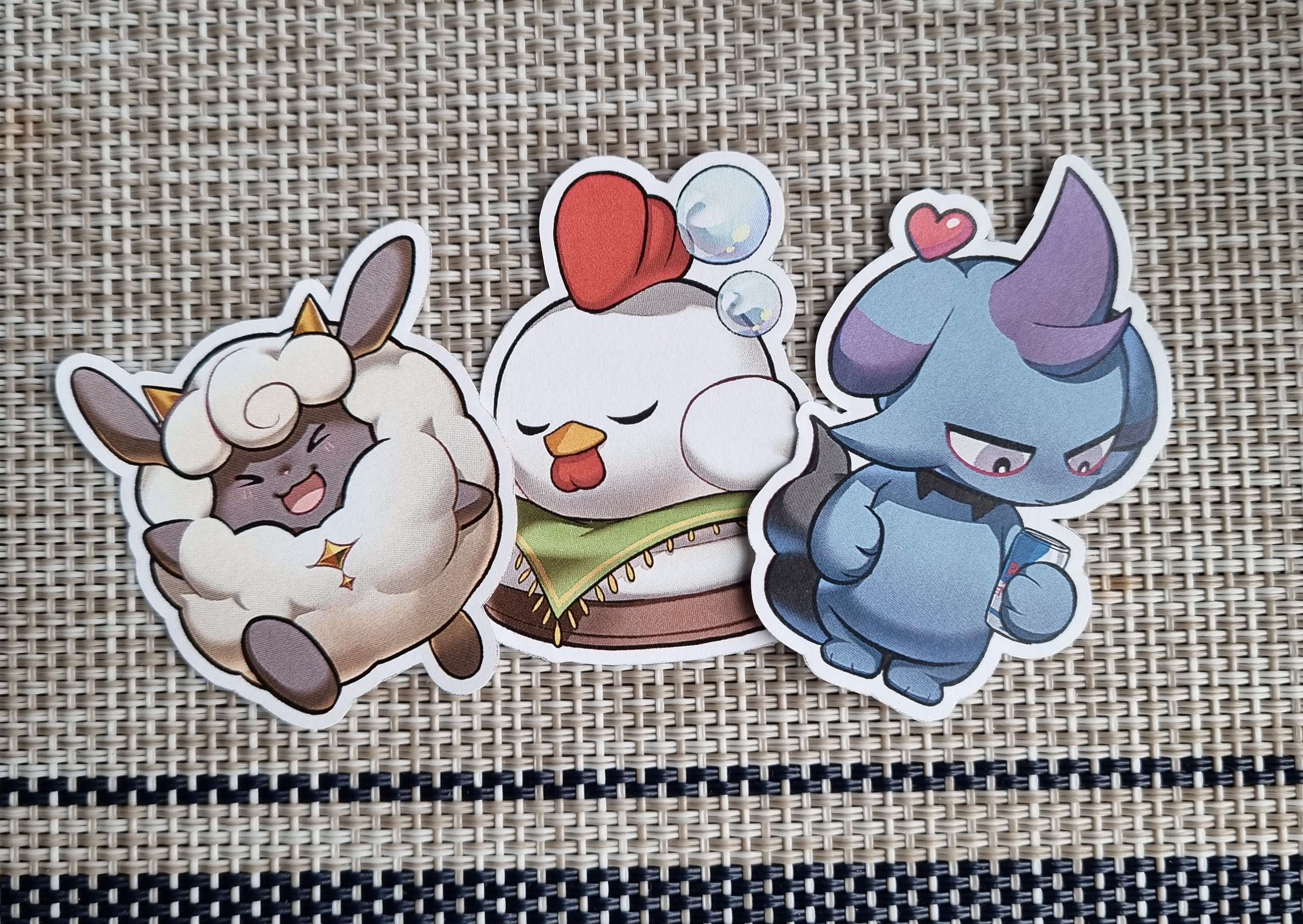 Palworld Stickers Chikipi | Lamball | Depresso - Etsy