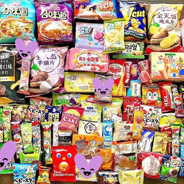 Asian Snack Box Gift - Etsy