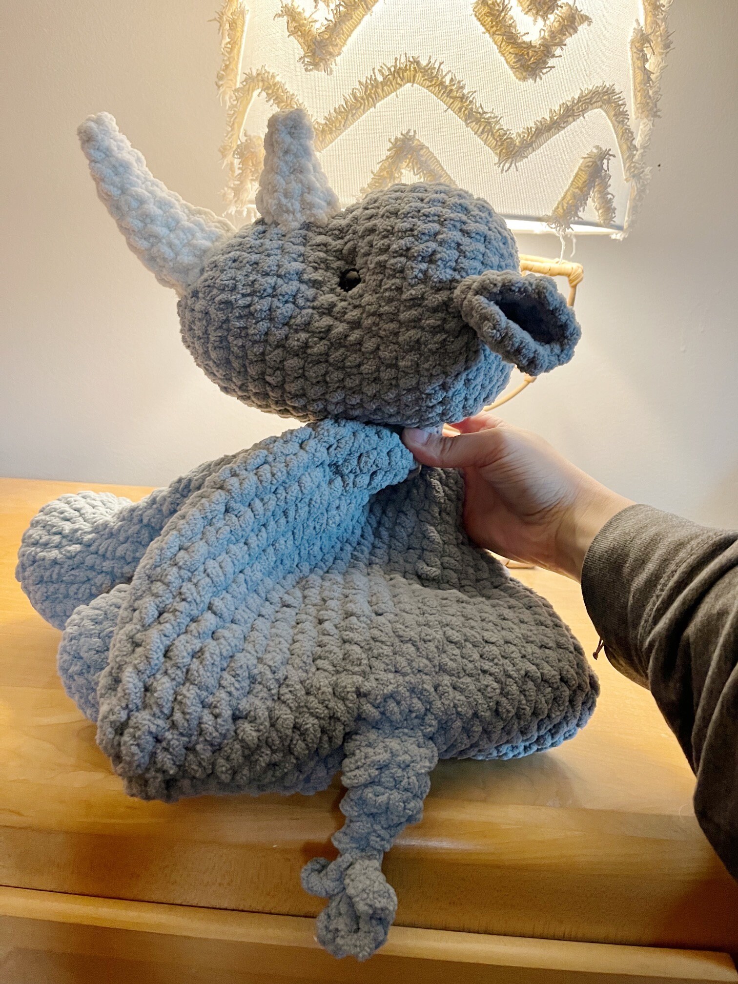 Rocky the Rhino Crochet Pattern Rhino Crochet Crochet Pattern Amigurumi ...