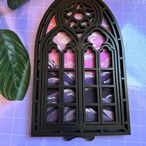 Castle Window - Original Painting 3D Castle Window. Miniature Fantasy ...