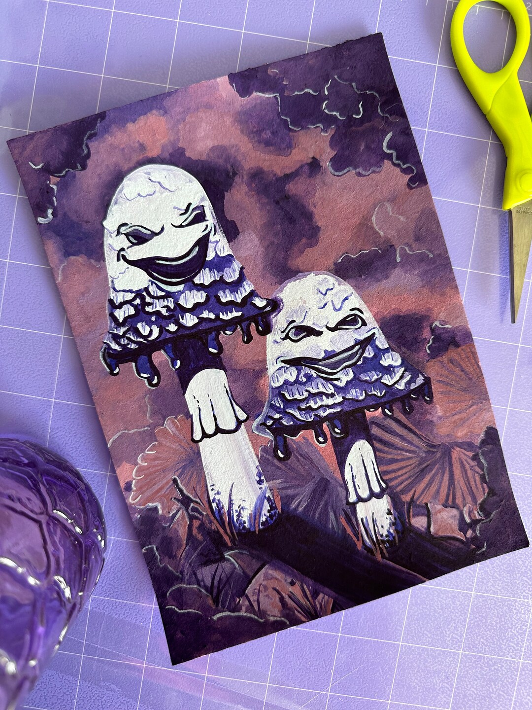 Shiny Beetle Original Artwork. Hand Painted Metallic Beetle. - Etsy