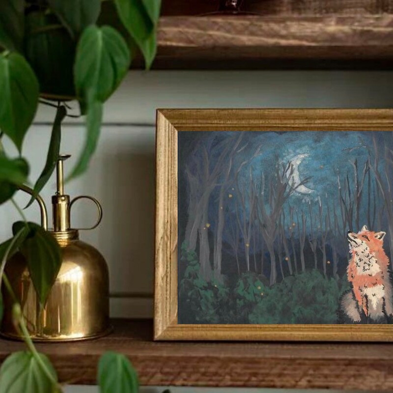 Whimsical Fox - Etsy