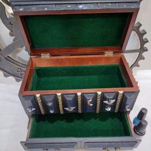 Jewelry Box Custom Silent Night Sun Moon and Stars Jewelry Music Box - Etsy