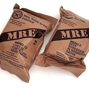 Military Mres (meals Ready-to-eat) Meals Choose Your Meal Selection - Etsy