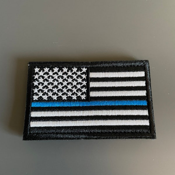 Thin Blue Line Patch - Etsy