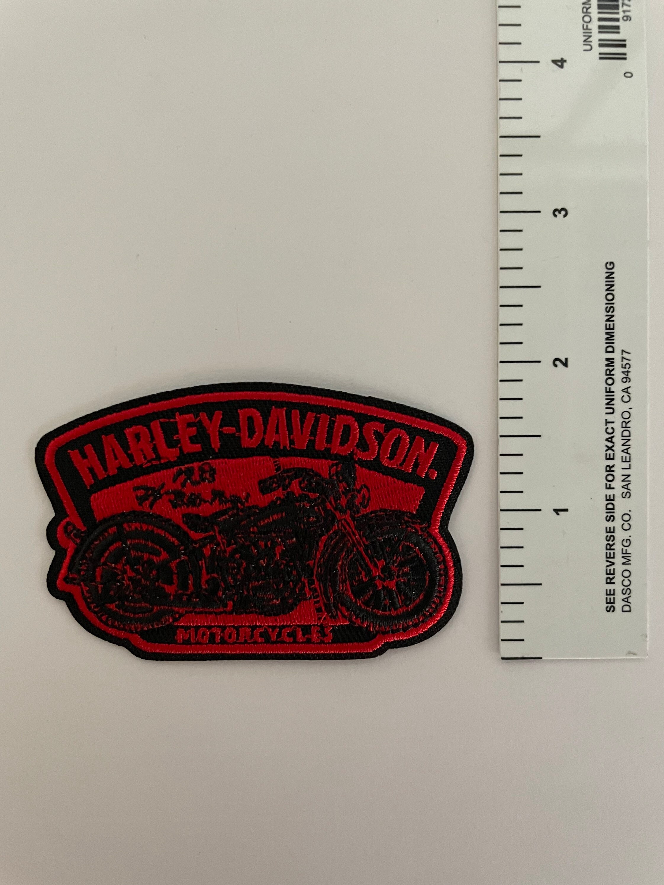 Harley Davidson Motorcycle Embroidered Vintage Iron/sew on Patch Set of ...