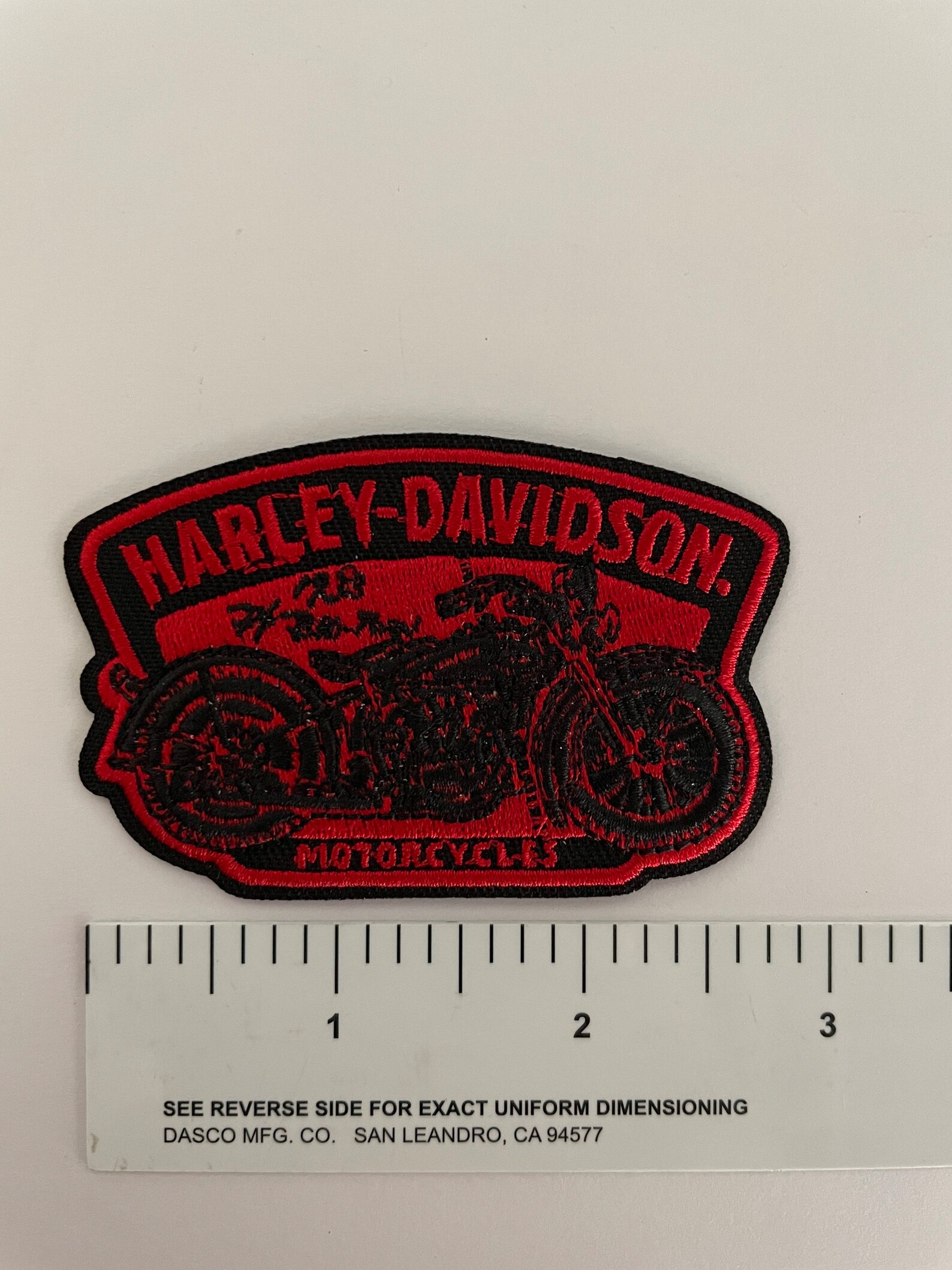 Harley Davidson Motorcycle Embroidered Vintage Iron/sew on Patch Set of ...