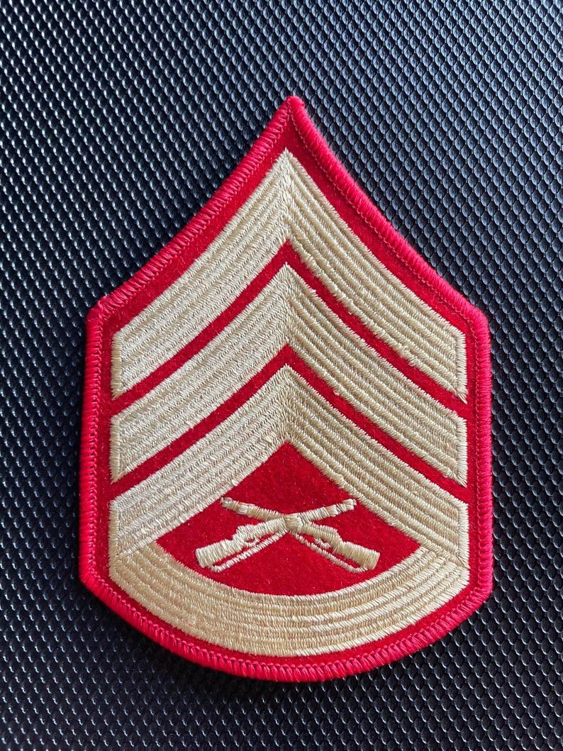 USMC Ssgt Staff Sergeant Chevrons NEW Set of 2 Dress Blue Male - Etsy